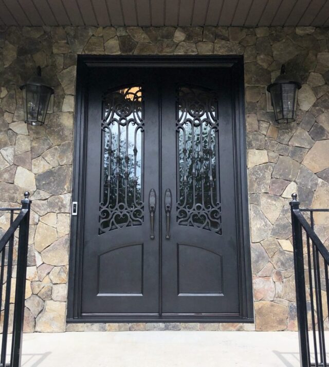 CL-1018 | Double Iron Doors | Clark Hall Doors