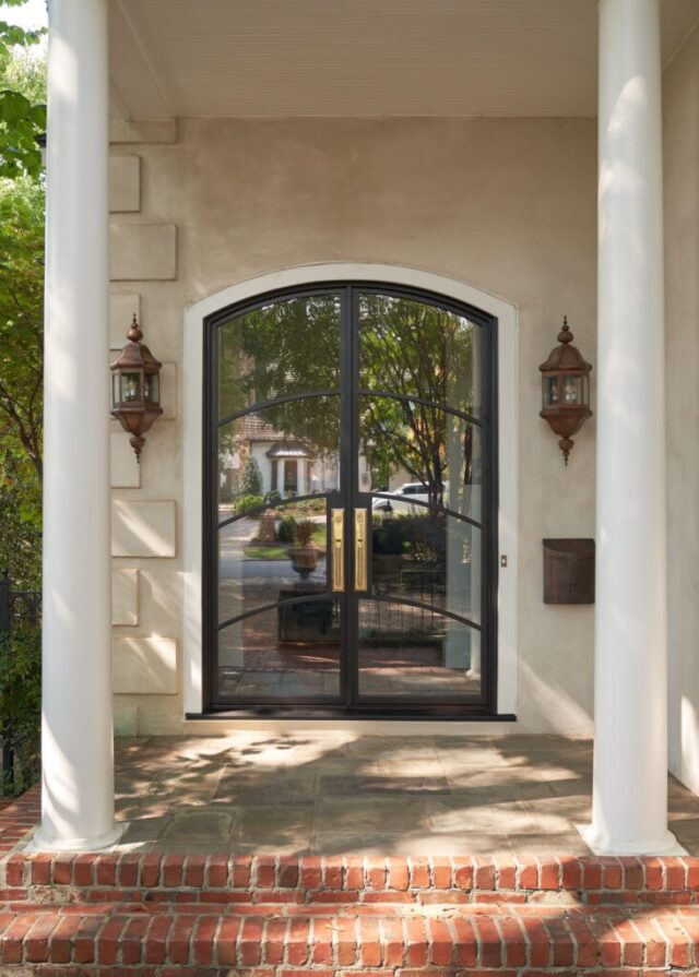 CLT-3949 | Double Iron Doors | Clark Hall Doors