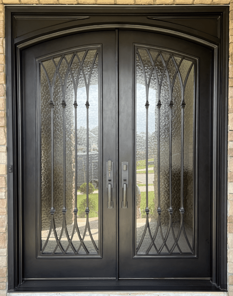 RDU-4337 | Double Iron Doors | Clark Hall Doors