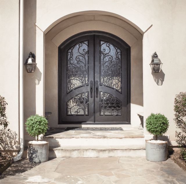 CL-2245 | Double Iron Doors | Clark Hall Doors